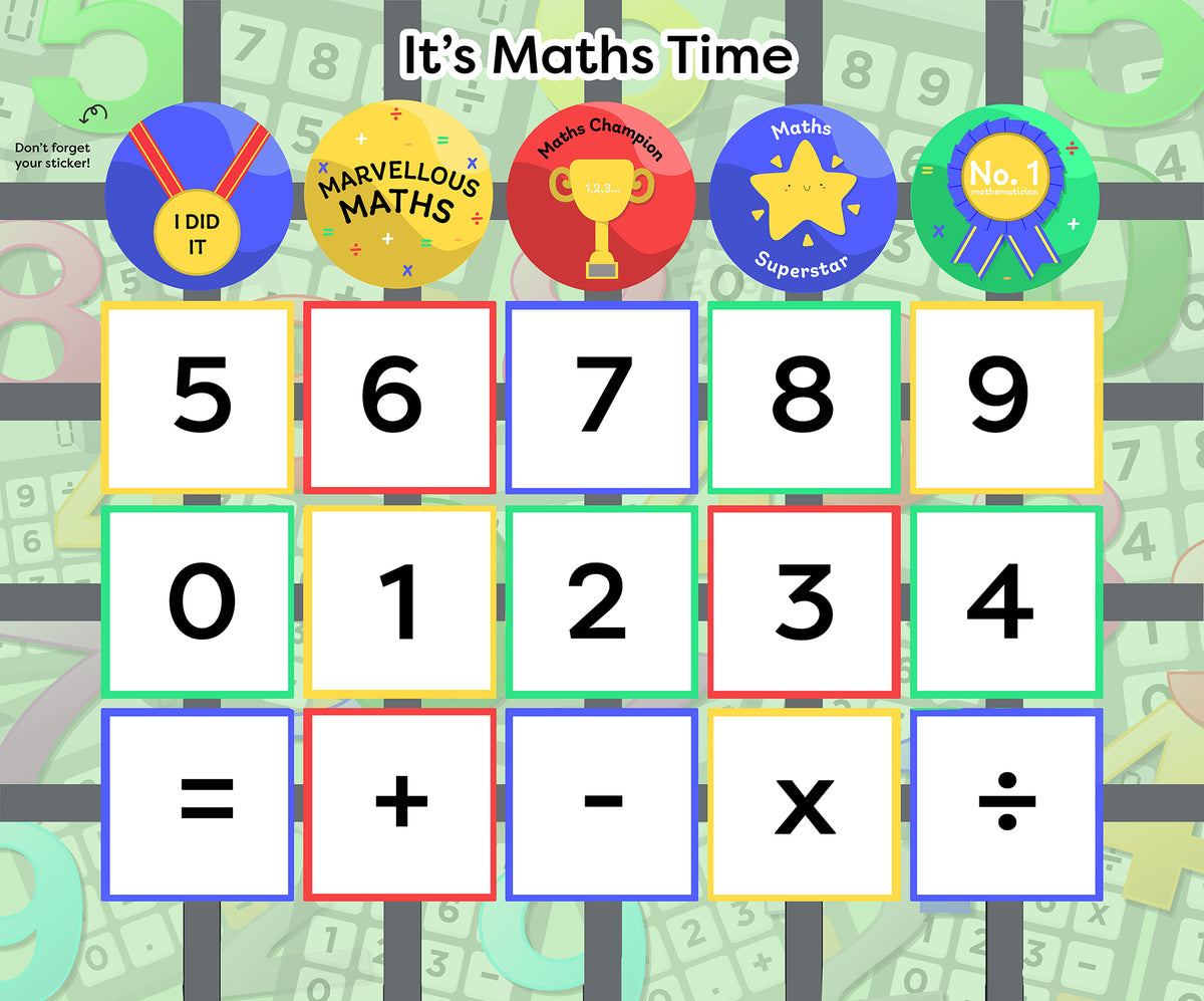 It's Maths Time - Vinyl floor mat & Botley Coding Robot – Tiger Moon