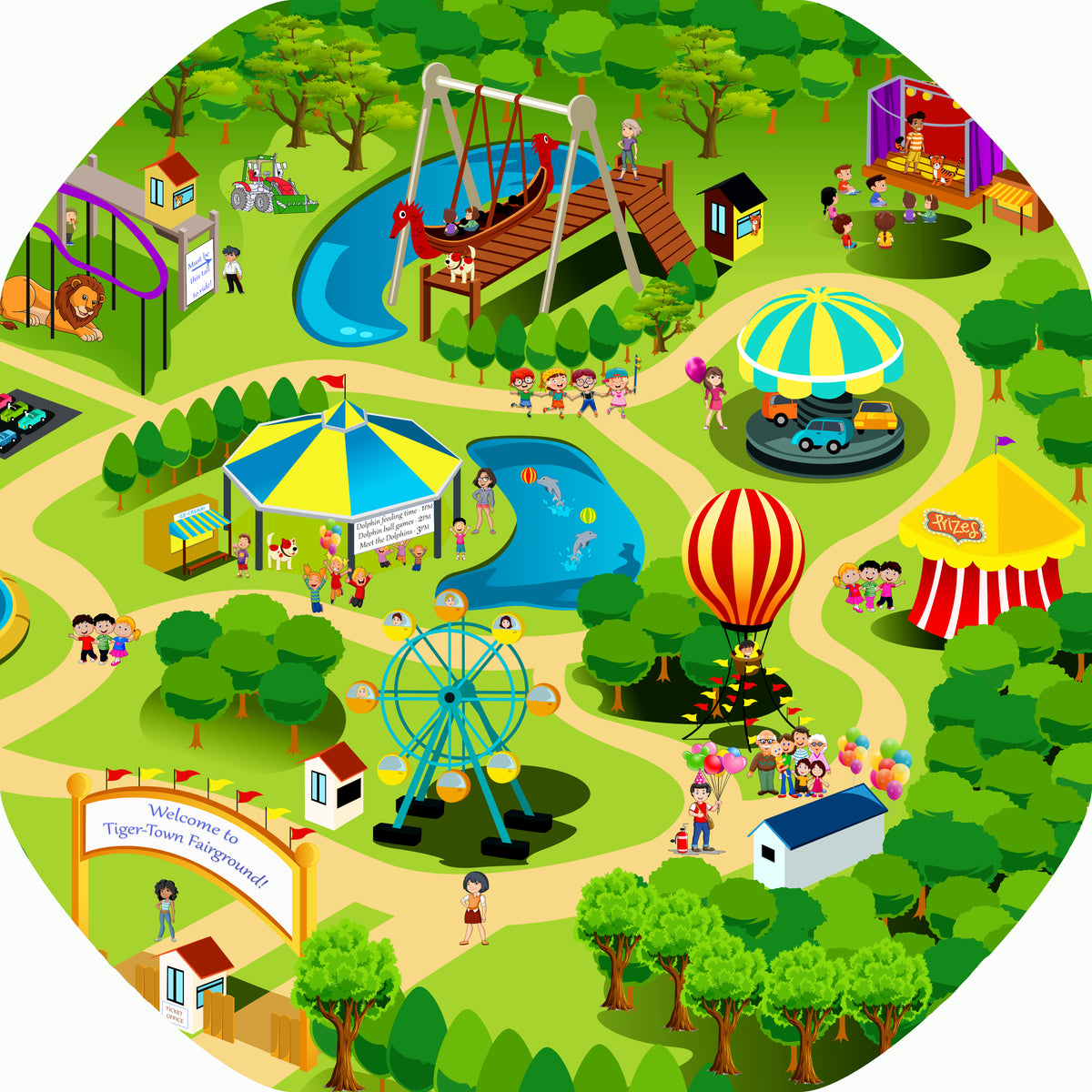 Tiger Town Fair Pirate Ship Tuff Tray Mat Insert – Tiger Moon