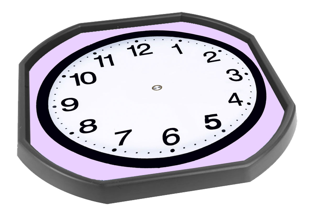 Blank clock face Tuff Tray Mat – Tiger Moon