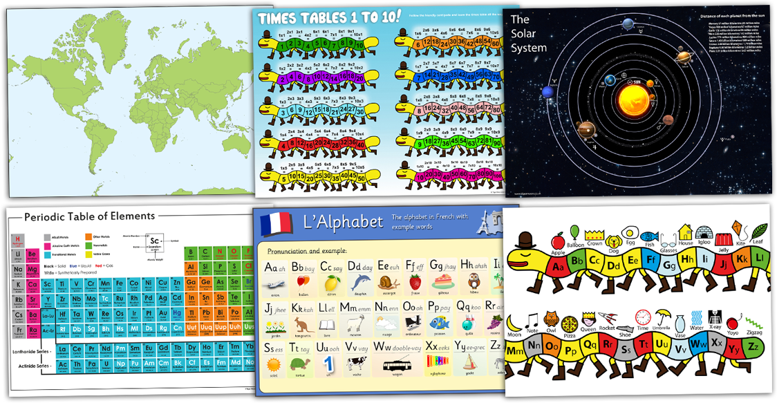 Early Years Educational Placemat Set – Tiger Moon