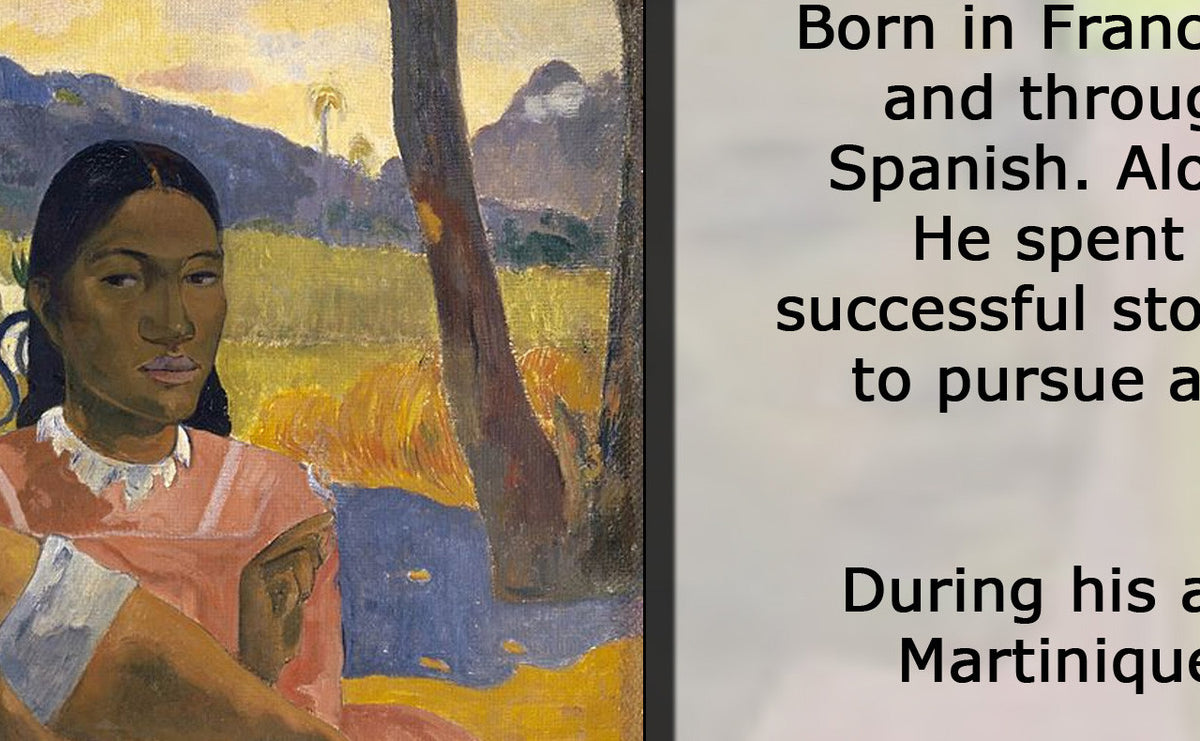 Paul Gauguin Post Impressionists Poster – Tiger Moon