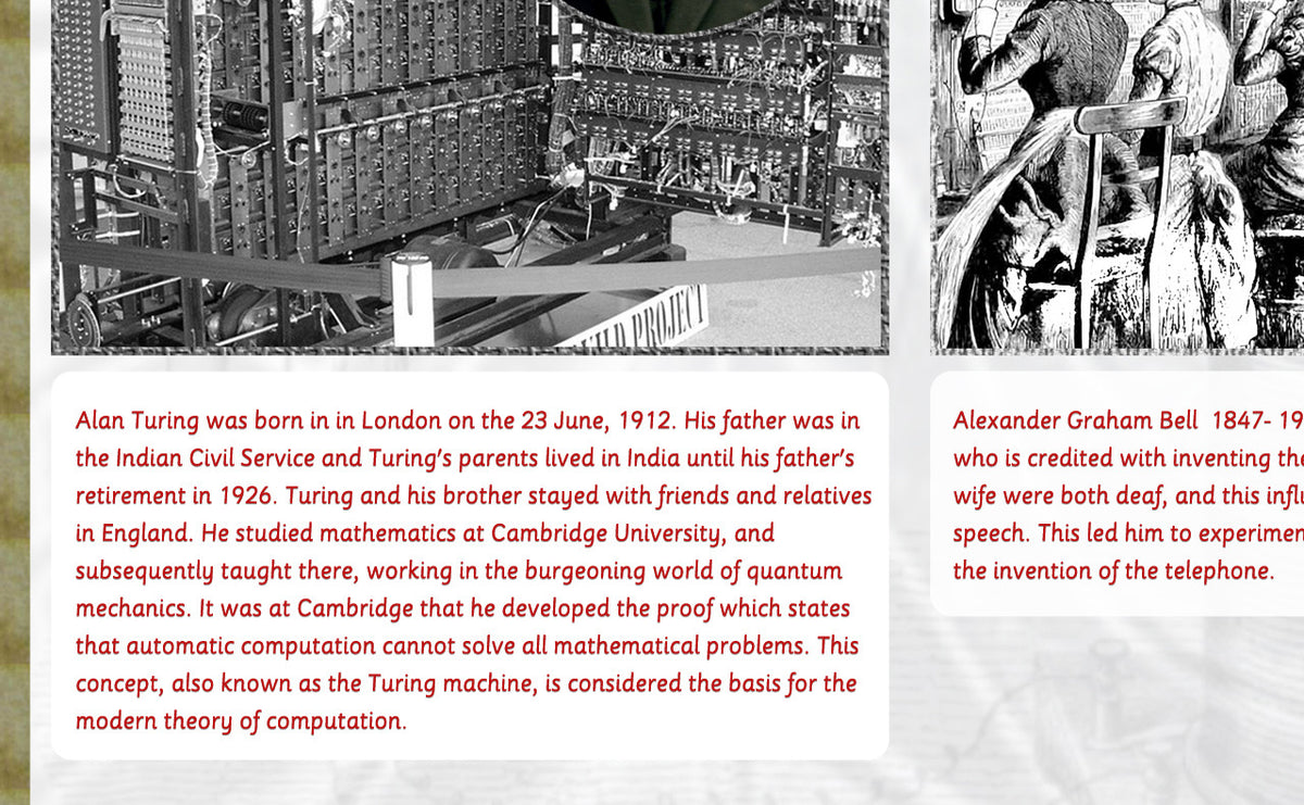 Famous British Scientists Poster – Tiger Moon