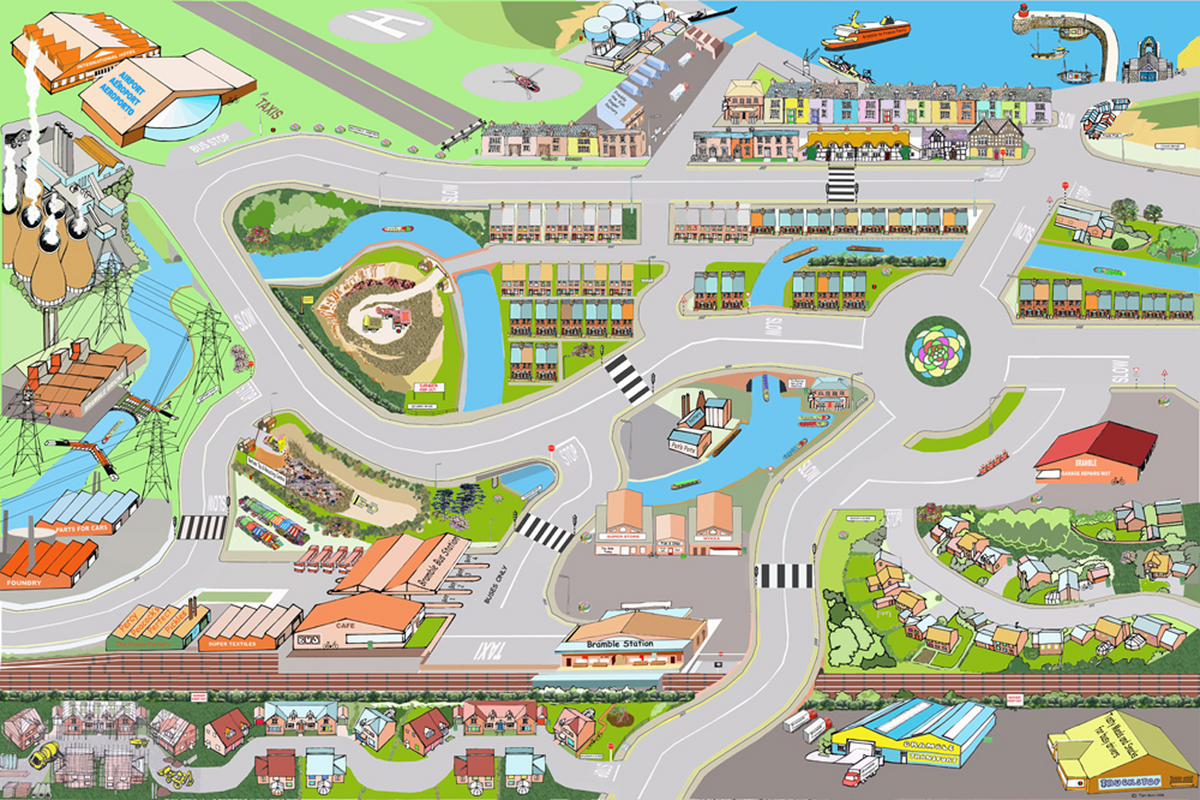 Bramble Town Play Mats - Complete Set – Tiger Moon