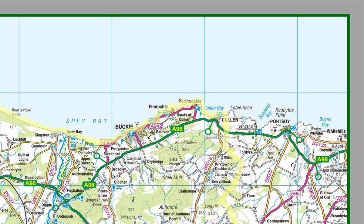 Moray County Map – Tiger Moon