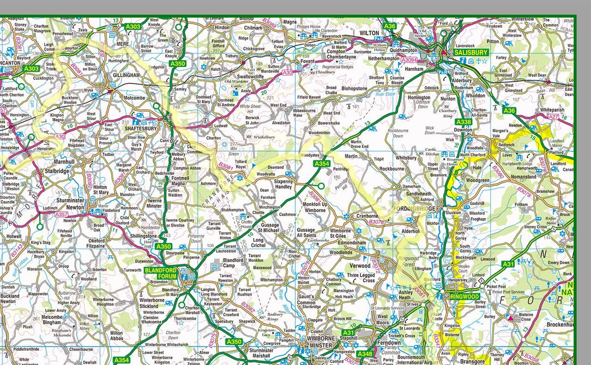 Dorset County Map – Tiger Moon