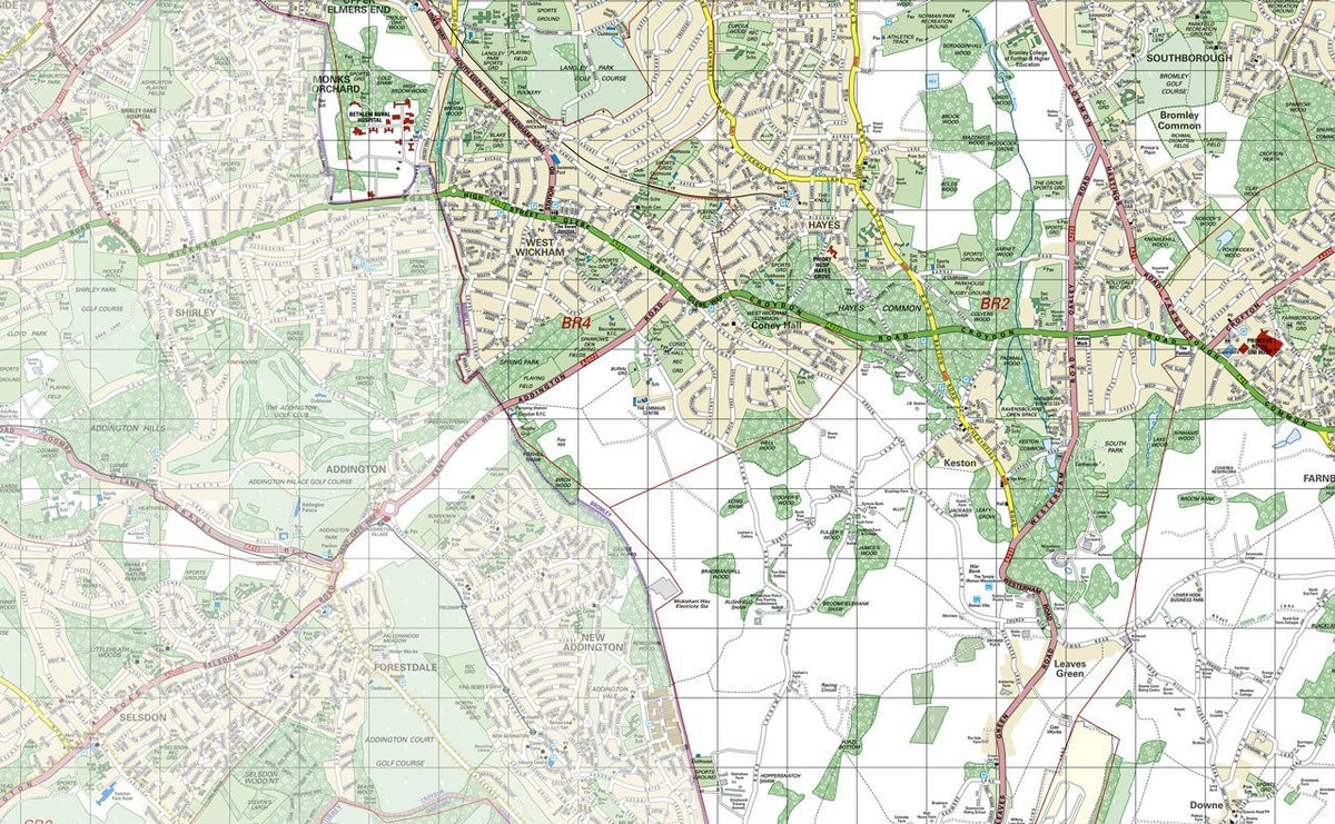 Bromley London Borough Map – Tiger Moon