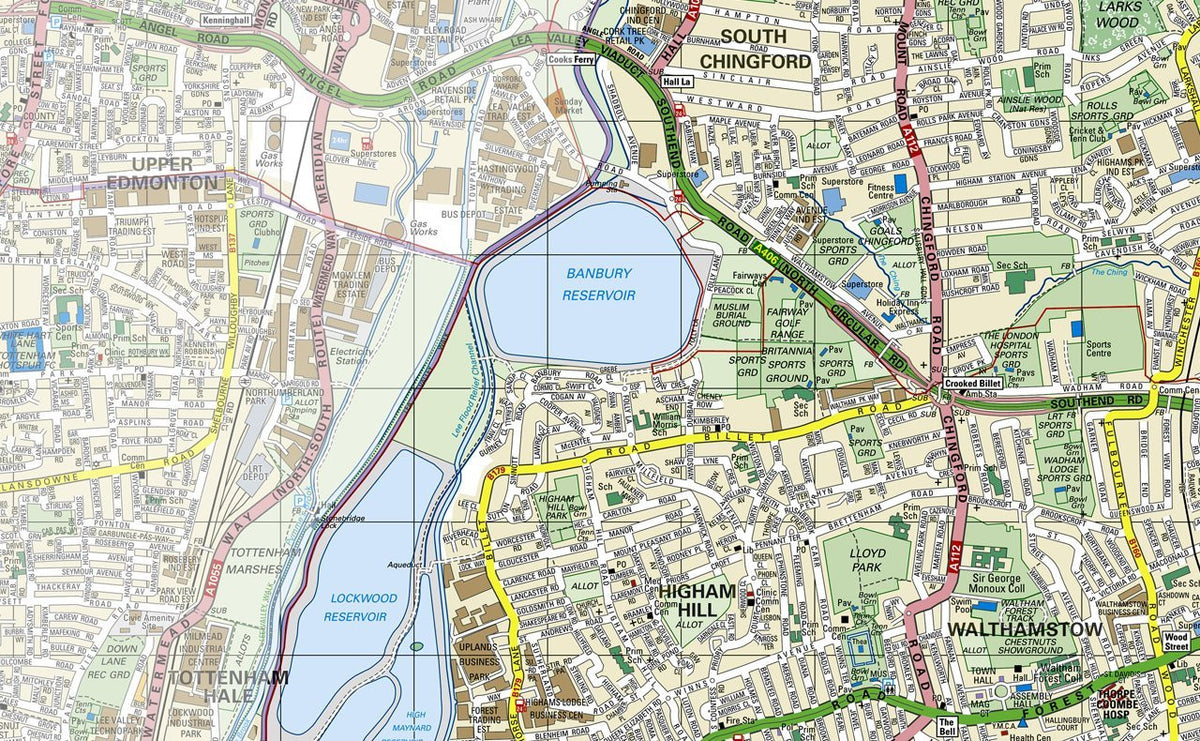Waltham London Borough Map – Tiger Moon