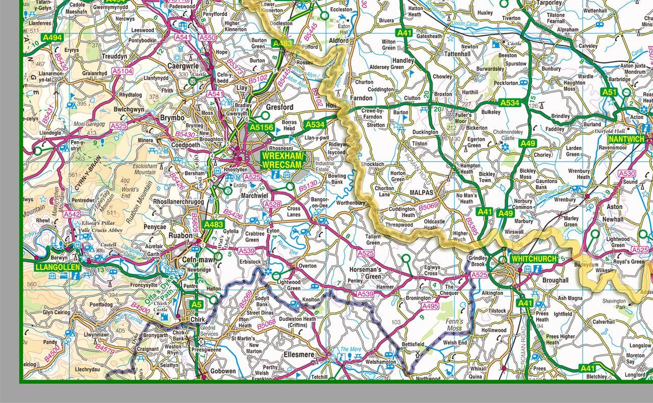 Cheshire England Map