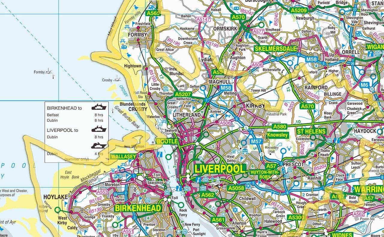 Merseyside Uk Map
