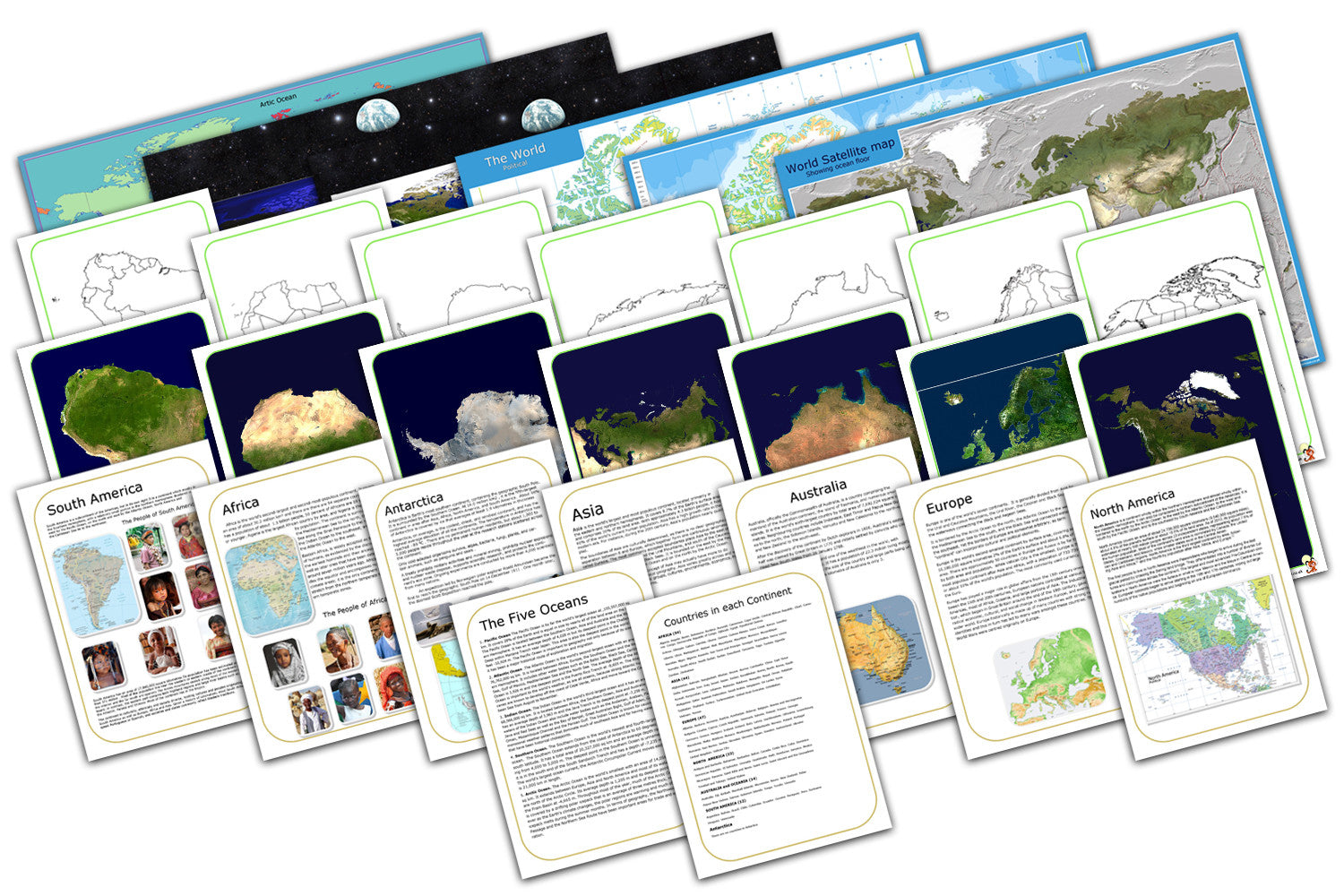 Continents Lesson Ks1