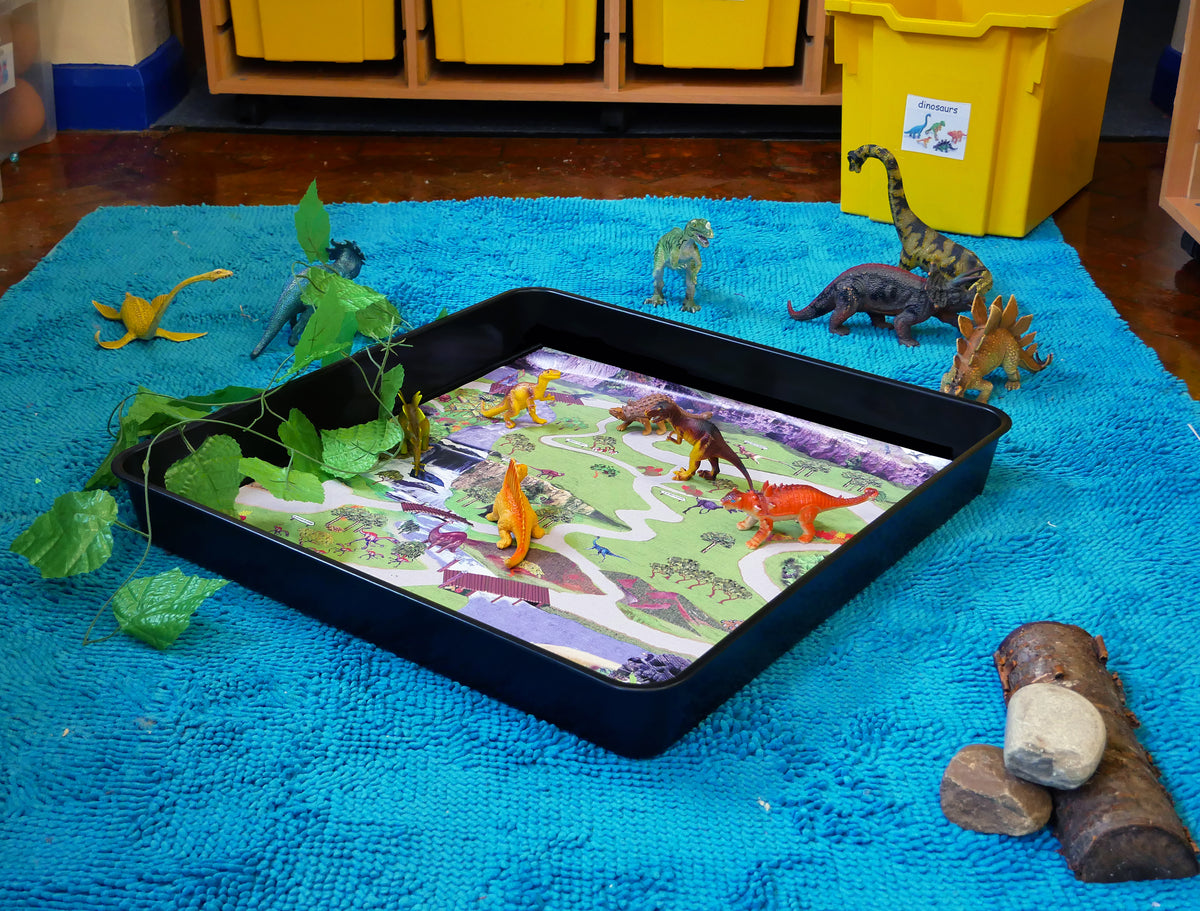 Tiger Play Tray Mat - Lost World Dinosaurs – Tiger Moon