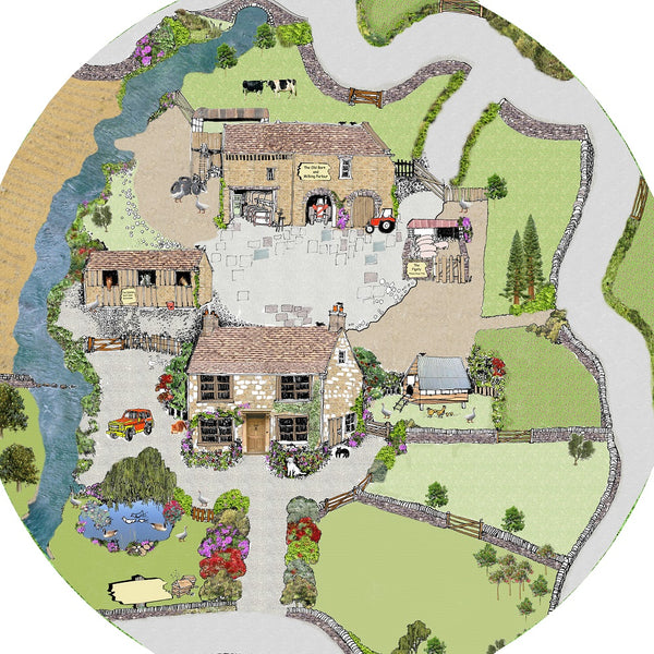 Sally's Countryside Tuff Tray Mat – Tiger Moon