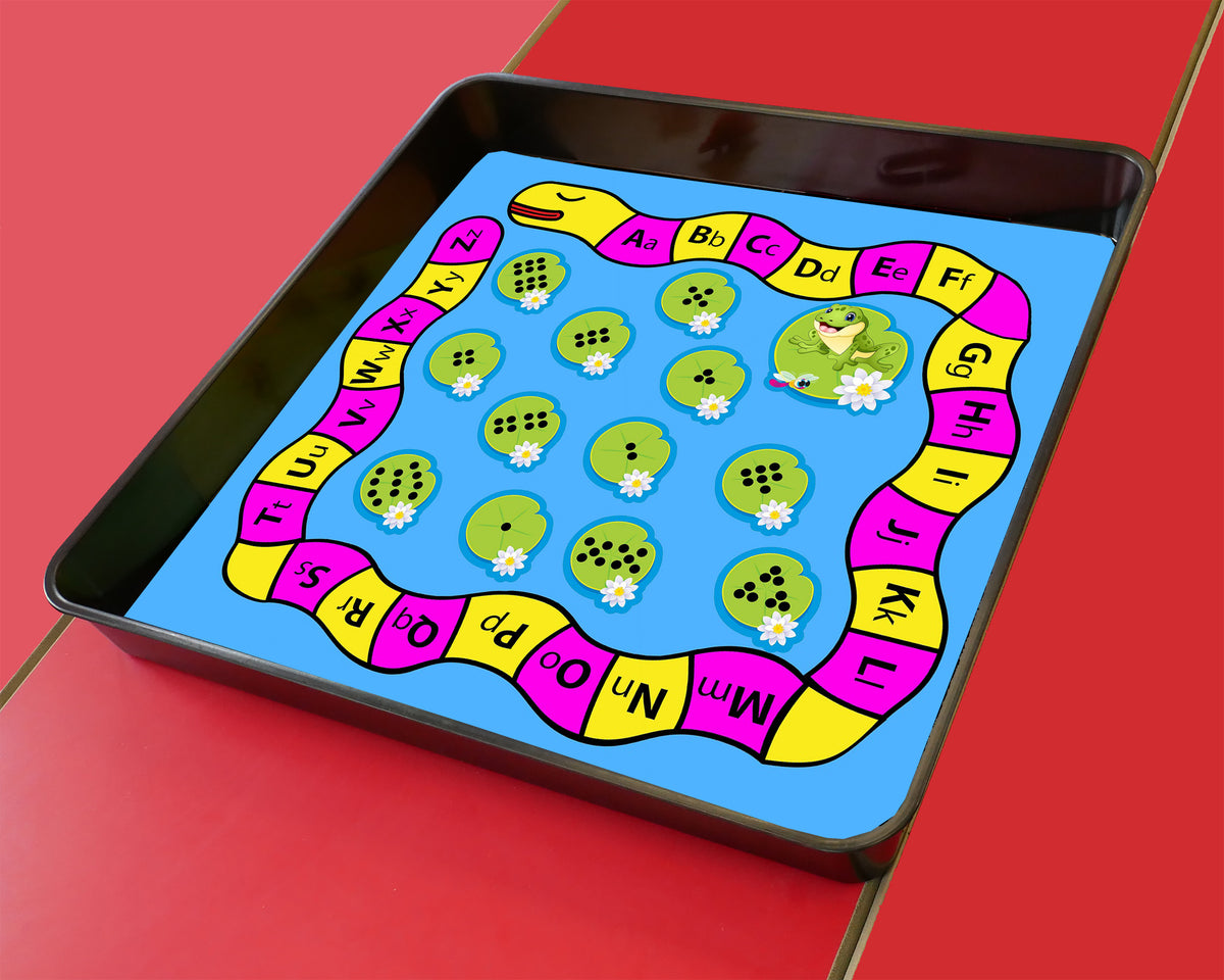 Tiger Play Tray Mat - Alphabet Snake & Number Lily Pads – Tiger Moon