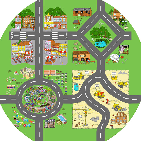 Tiger Town Tuff Tray Mat – Tiger Moon