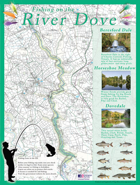 Red River Fishing Map