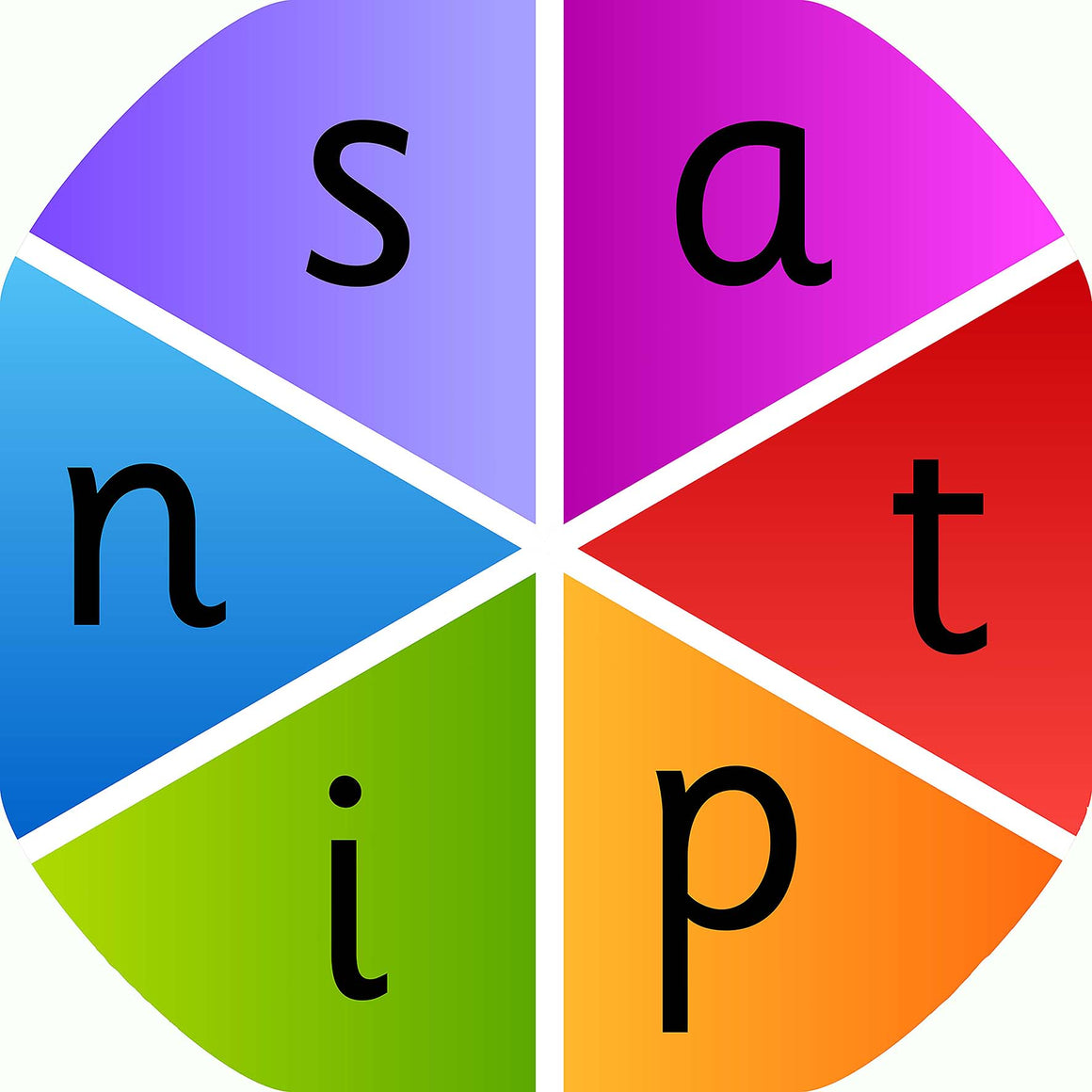 Simple Satpin Phonics and Flash Cards Tuff tray insert EYFS - Black Tr ...